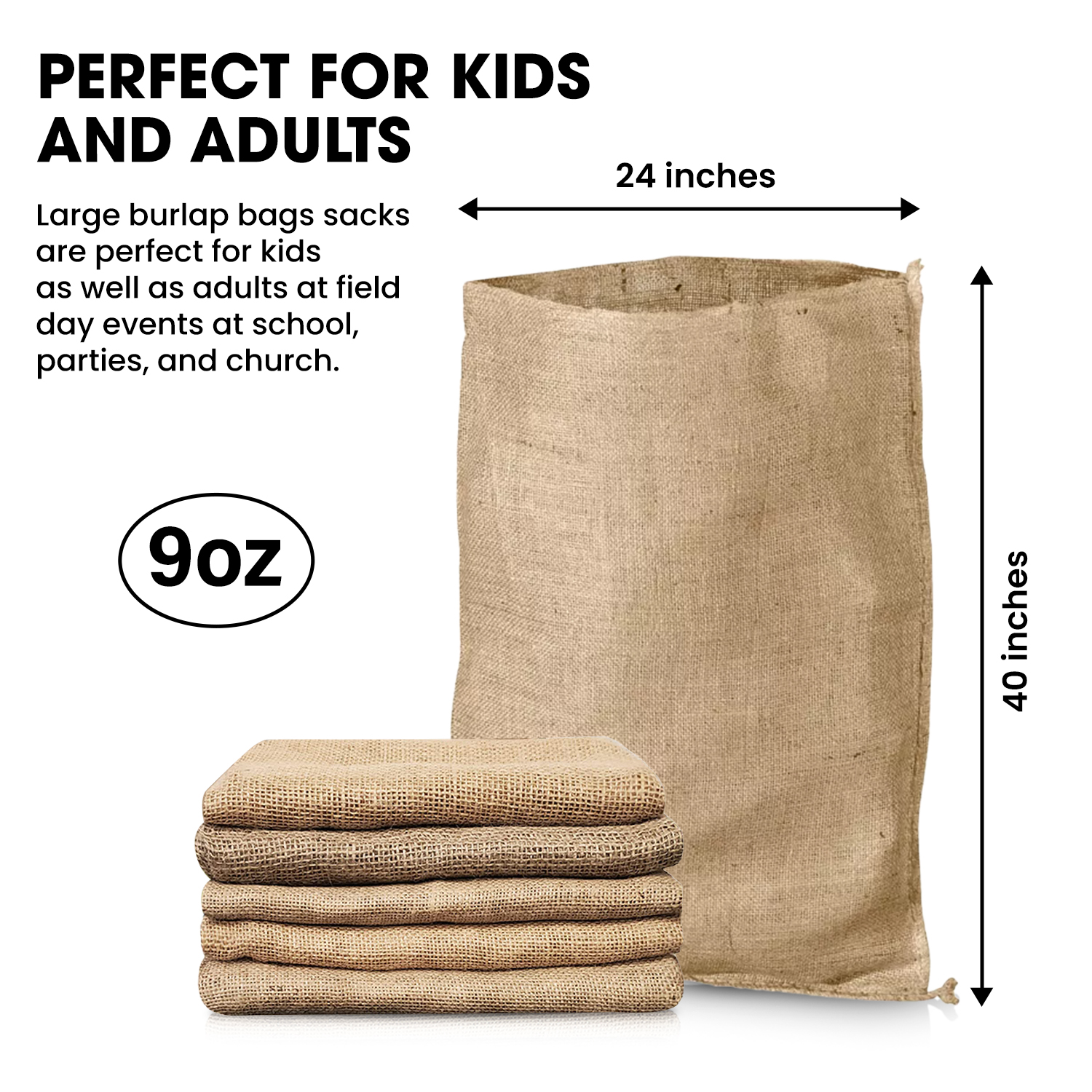 5 Fun Sack Race Game Ideas For All Ages | St. Boniface Bag Company